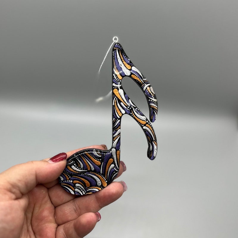 Musical Note Ornament - Etsy