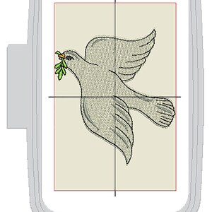 Dove Embroidery Design, Machine Embroidery, 5 Colour. 2 Sizes - Etsy