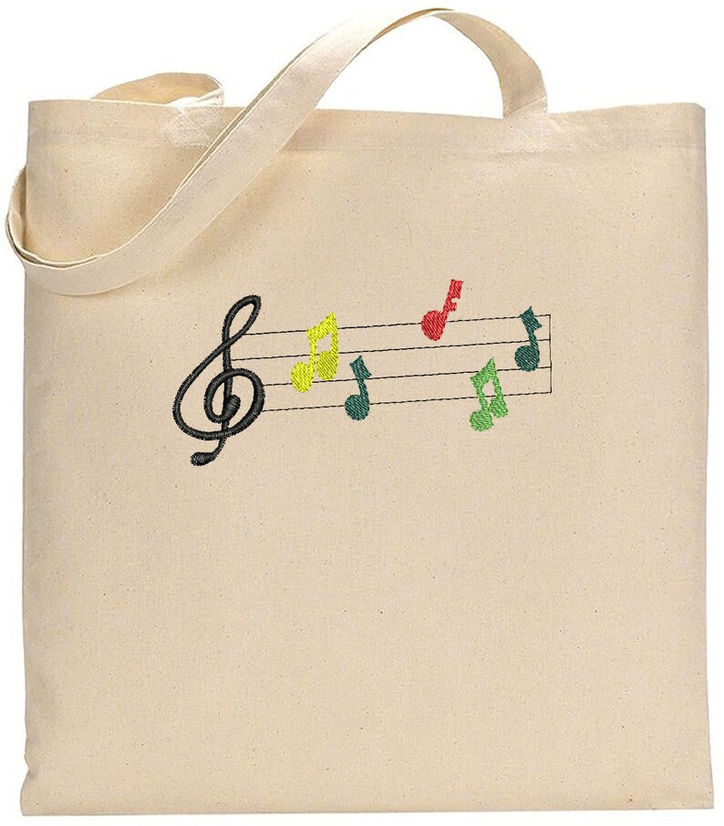 Music Notes Embroidery Design Motto Machine Embroidery 2 - Etsy