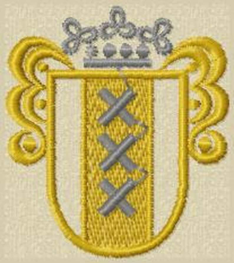 Crests Emblem Bundle 5 Embroidery Design Machine Embroidery - Etsy
