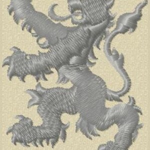 Griffin Emblem Embroidery Design, Motto Machine Embroidery, Low Stitch ...