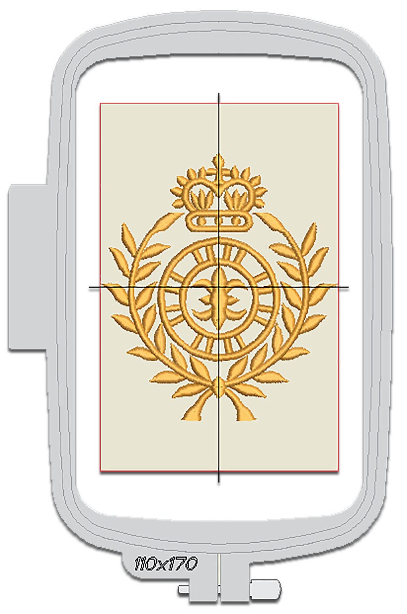 Emblem Badge Embroidery Design Motto Machine Embroidery 1 - Etsy