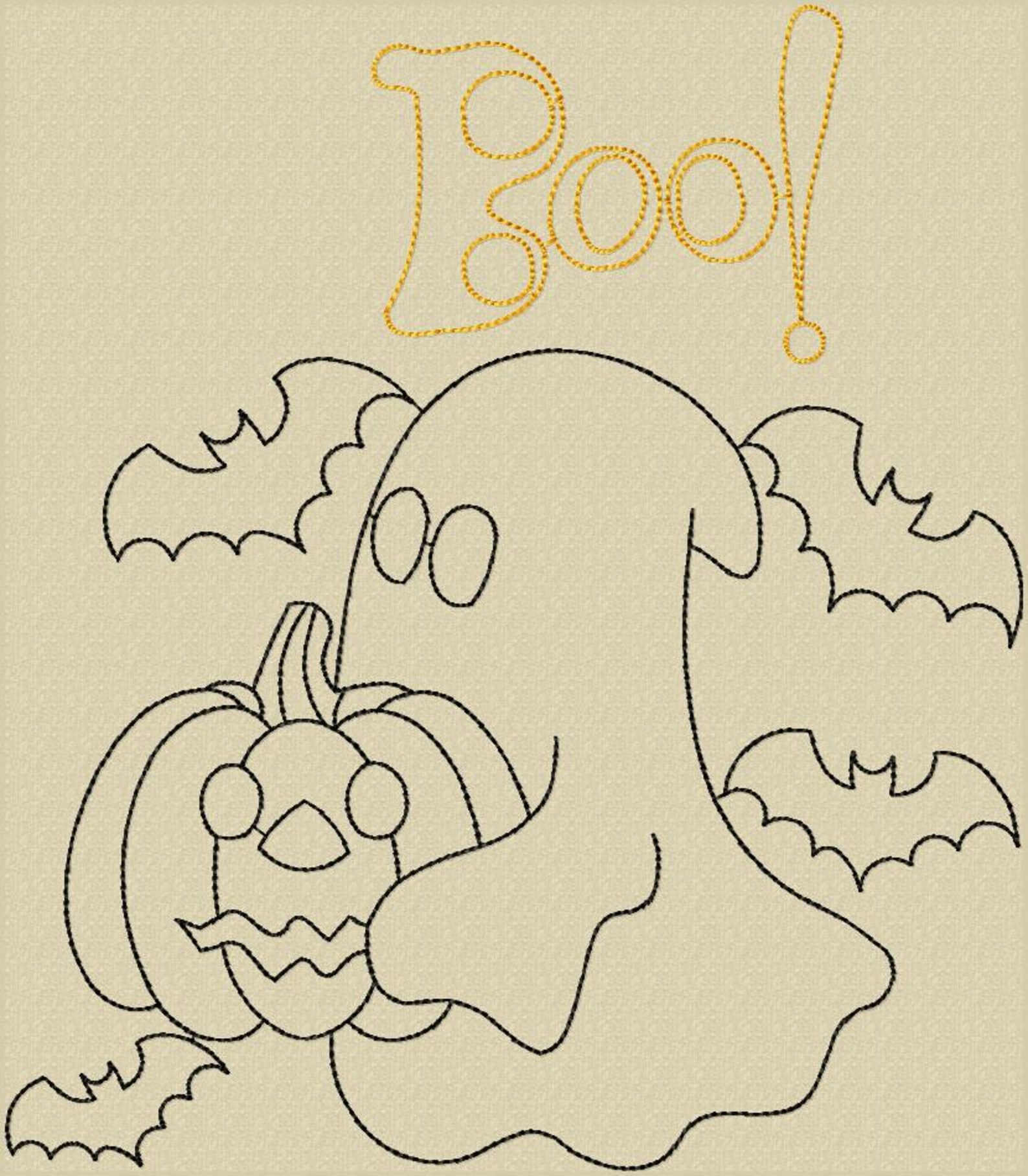 Halloween Embroidery Design Bundle: 5 Machine Designs (5 Sizes) - Etsy