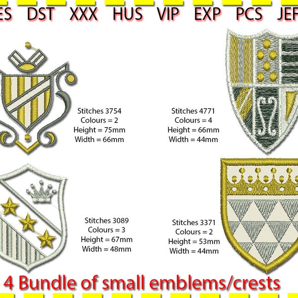 Family Crest Embroidery Design - Etsy