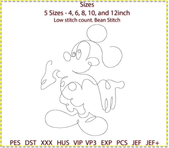 Dibujo Lineal De Mickey Mouse Disney Pone A La Venta Libro De Bocetos