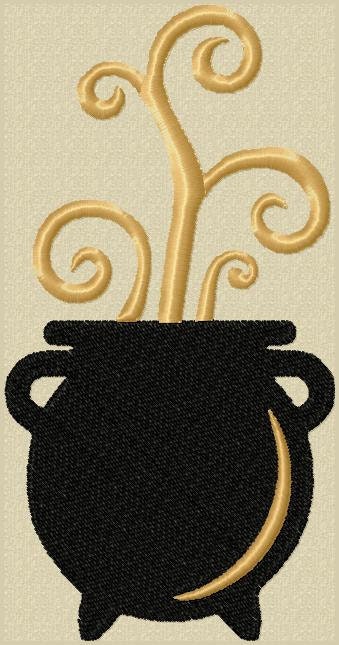 Witches Cauldron Embroidery Design Machine Embroidery. 2 - Etsy