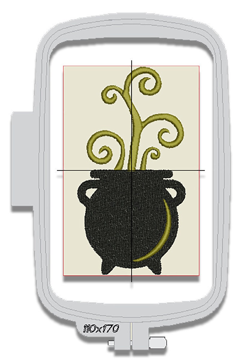 Witches Cauldron Embroidery Design Machine Embroidery. 2 - Etsy