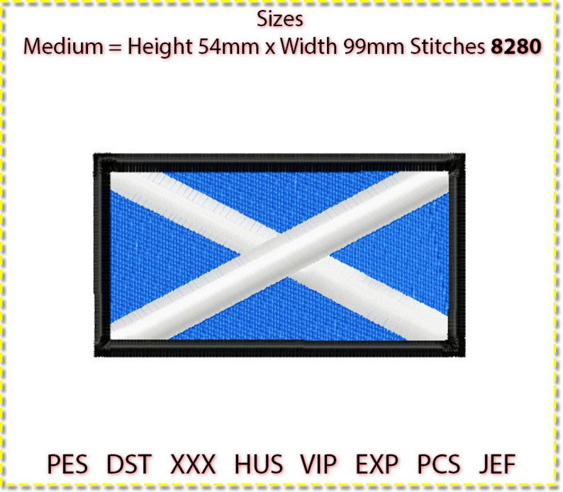 Scotland Flag Embroidery Design Motto Machine Embroidery 3 - Etsy