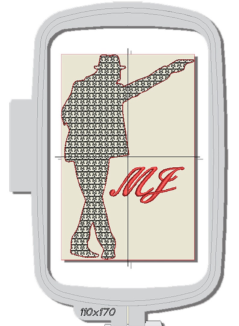 Michael Jackson Embroidery Design, Motto Machine Embroidery, Low Stitch ...