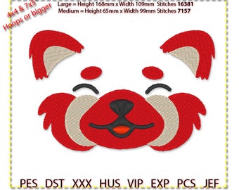 Panda Embroidery - Etsy