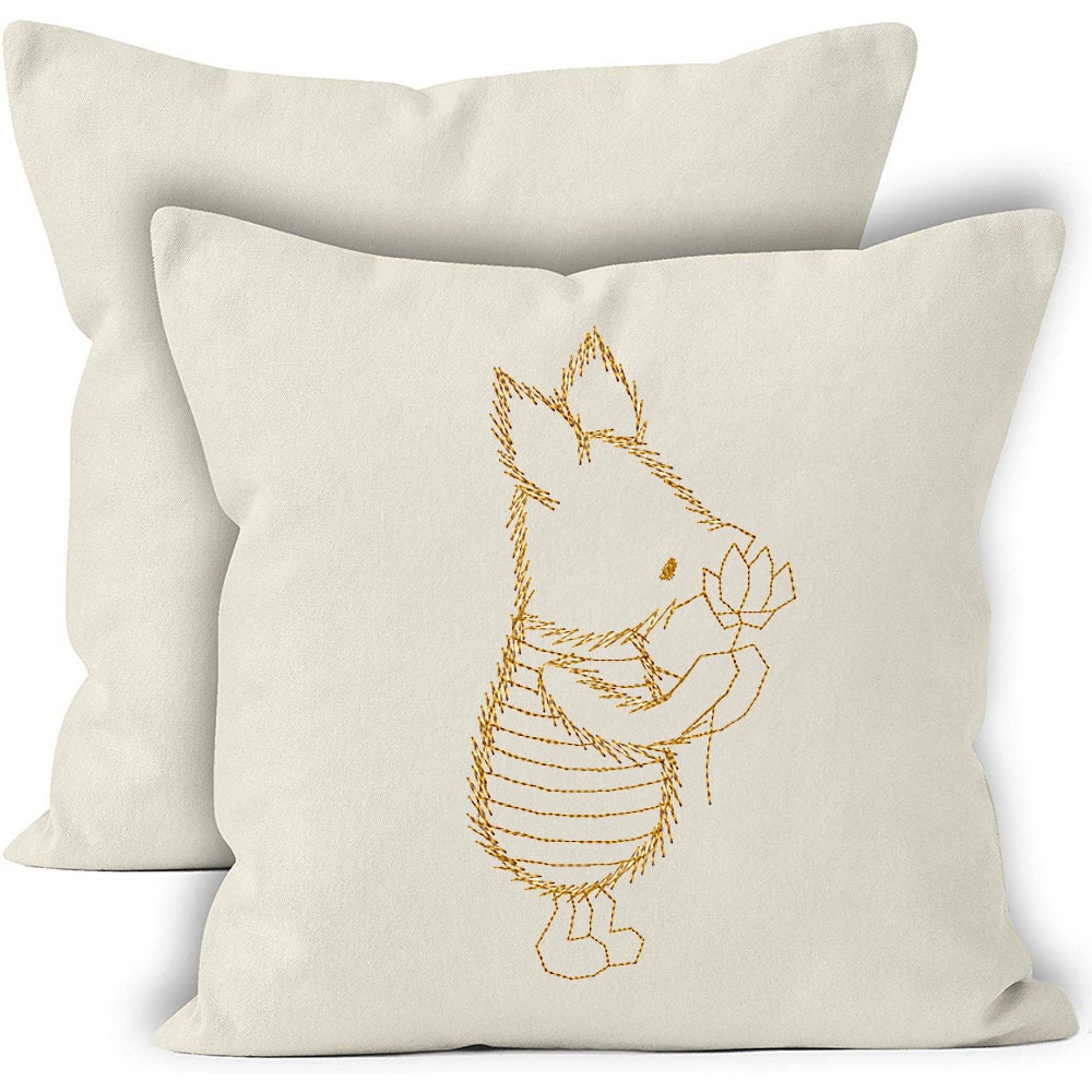 Piglet Outline. Embroidery Design Machine Embroidery Winnie - Etsy