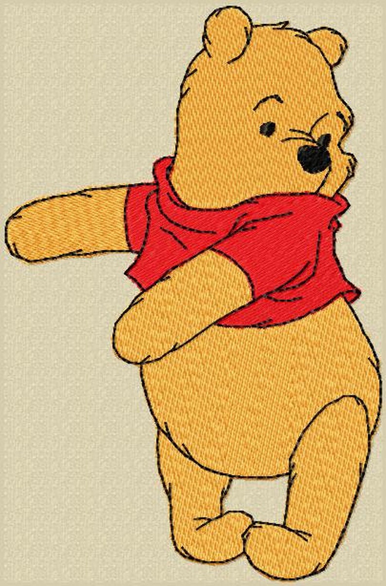 Pooh Embroidery Design Pooh Bear Machine Embroidery Winnie. - Etsy