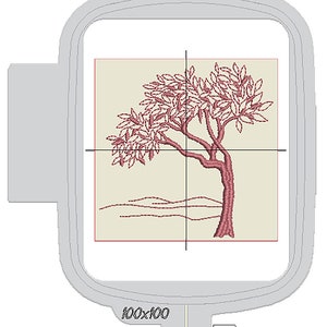 Tree Embroidery Bundle for Machine Embroidery. Embdroidery File. 3 ...