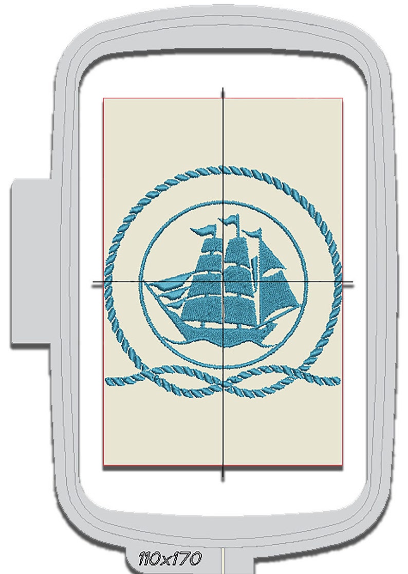 Nautical Boat Embroidery Design Motto Machine Embroidery 3 - Etsy