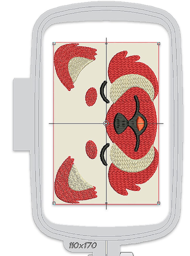 Red Panda Embroidery Design, Machine Embroidery, 4 Colour. - Etsy
