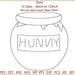 Hunny Pot Line Art Embroidery Design: Winnie the Pooh (digital Download ...