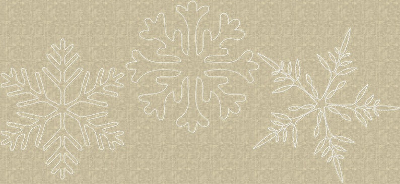 Christmas Line Art Embroidery Designs: 10 Machine Embroidery Files (5 ...