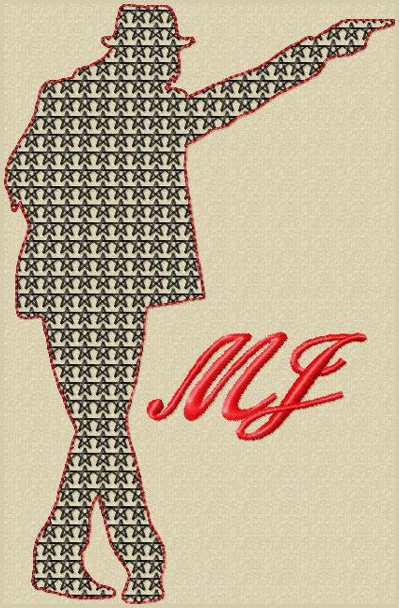 Michael Jackson Embroidery Design, Motto Machine Embroidery, Low Stitch ...