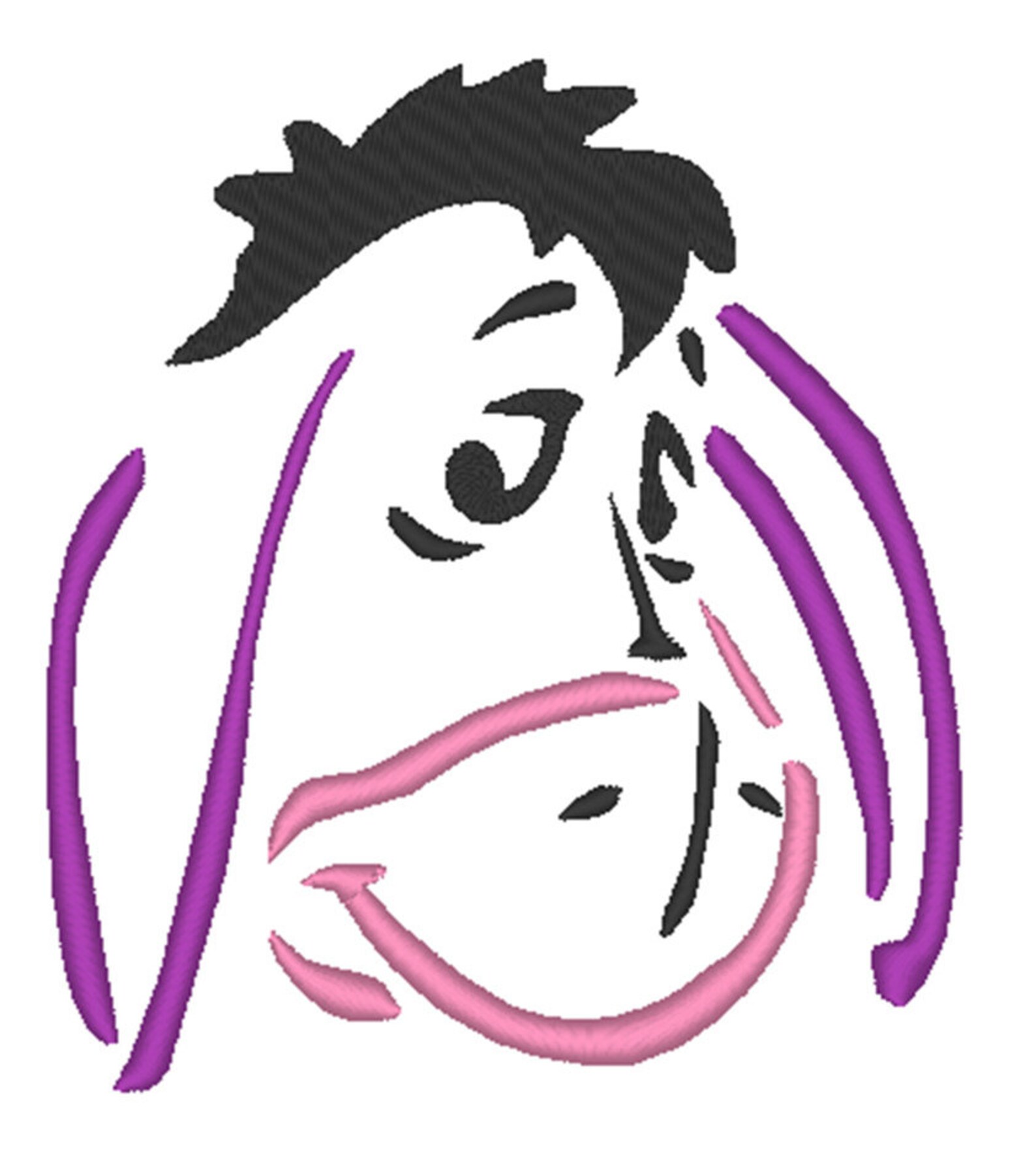 Eeyore Face Embroidery Design Tigger Machine Embroidery - Etsy