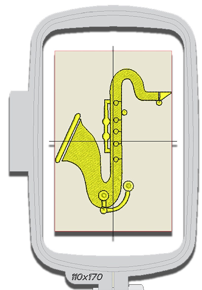 Sax Embroidery Design Motto Machine Embroidery 2 Sizes. Low - Etsy