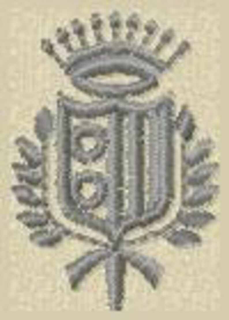 Crests Emblem Bundle 4 Embroidery Design Machine Embroidery - Etsy
