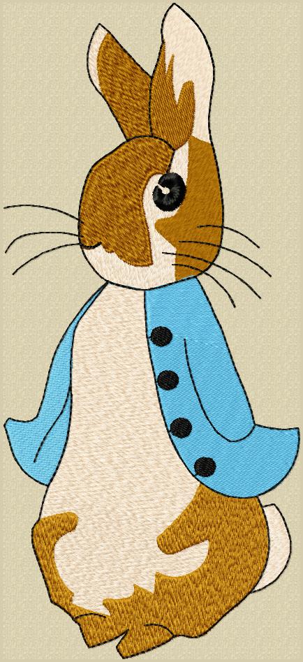 Peter Rabbit Embroidery Design, Machine Embroidery. Beatrix Potter. 4 ...