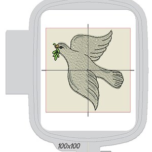 Dove Embroidery Design, Machine Embroidery, 5 Colour. 2 Sizes - Etsy