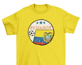 ECUADOR Football Shirt - Etsy