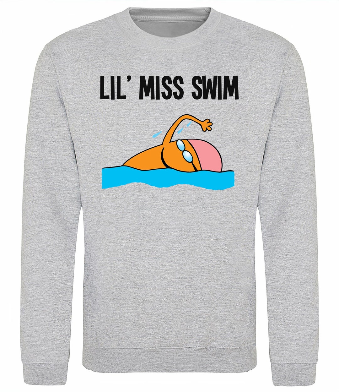 Lil Miss Swim Kids Sweatshirt, Premium Quality Christmas Swimming Gift ...