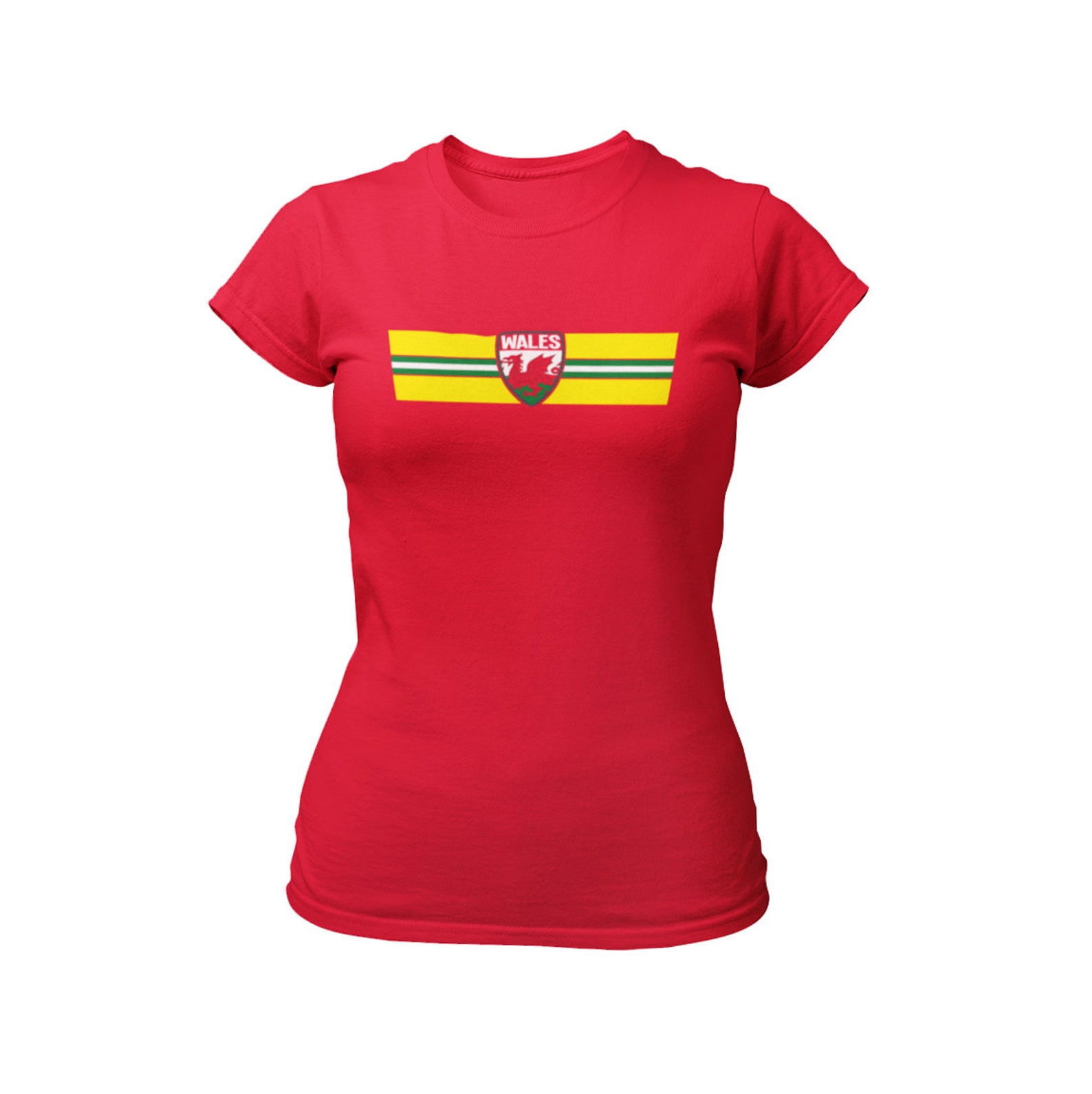Wales Football T-shirt Adults Kids Baby Retro Strip - Etsy UK