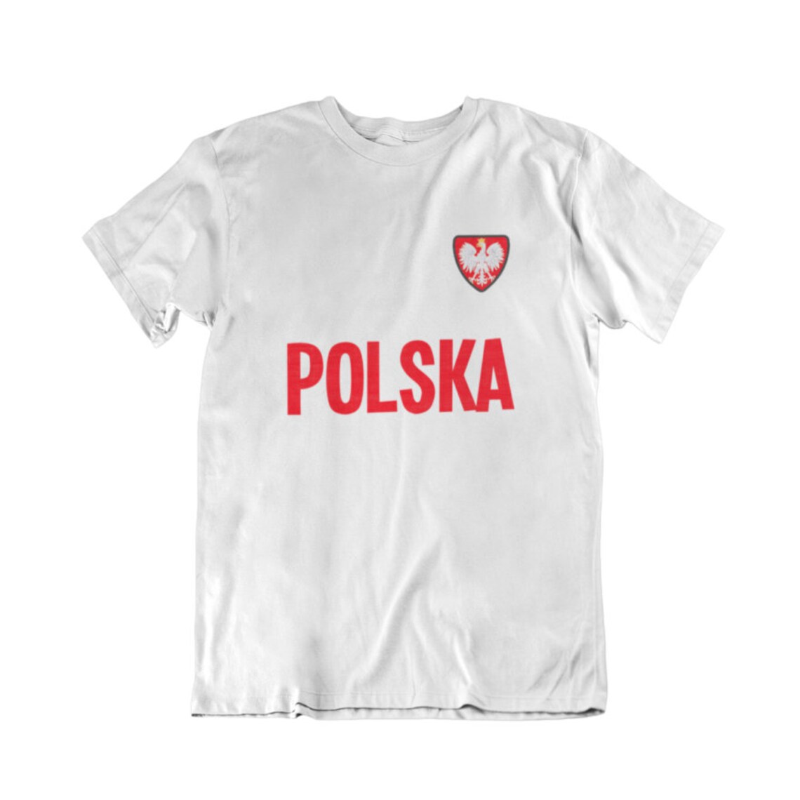 Poland Football T-shirt Adults Kids Baby Country Badge - Etsy UK