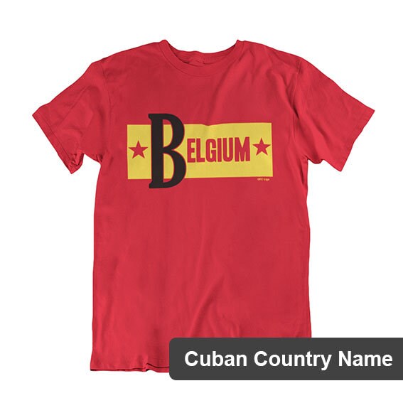 Adults or Kids Choice of BELGIUM Regular Fit Football T-shirts ...