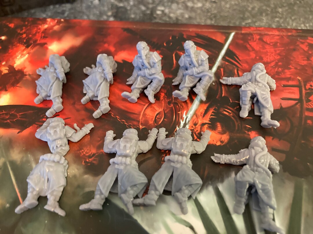 Ww1 Soldiers Dead Tabletop Terrain - Etsy