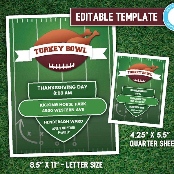 Turkey Football - Etsy