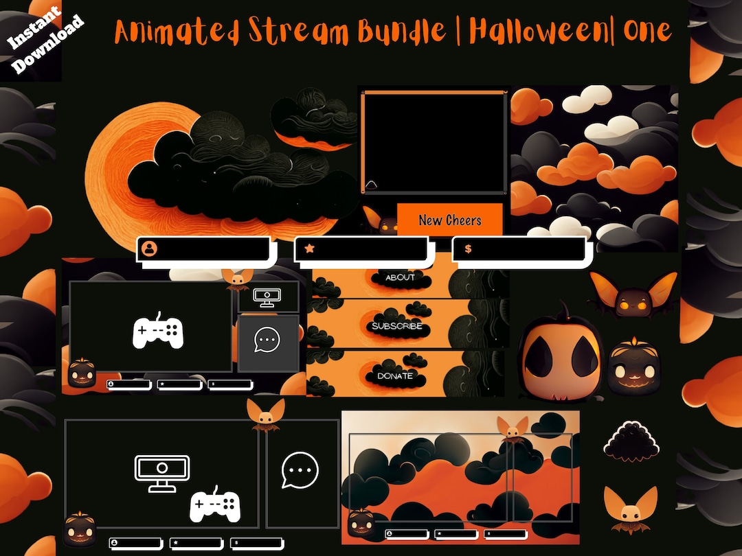 Twitch Overlay |animated Stream Bundle | Complete Stream Bundle ...