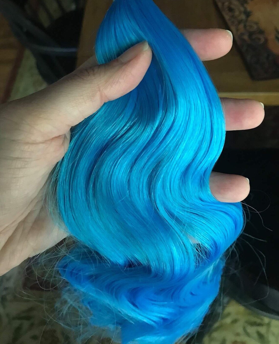 Azure Blue Mane Hair Extensions for Horses - Etsy