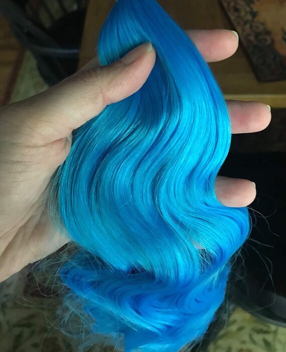 Azure Colored Hair