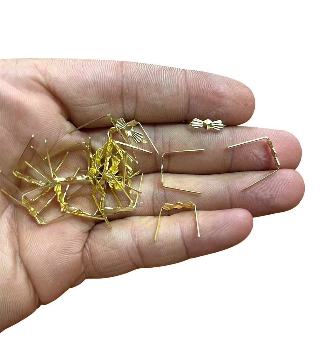 Brass Plated Chandelier Clips, Chandelier Crystal Holder, Chandelier ...