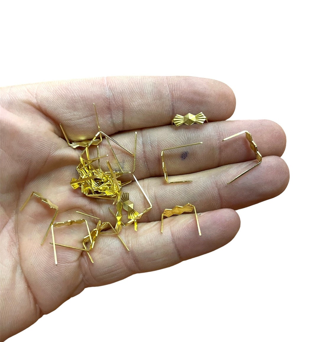 Brass Plated Chandelier Clips, Chandelier Crystal Holder, Chandelier ...