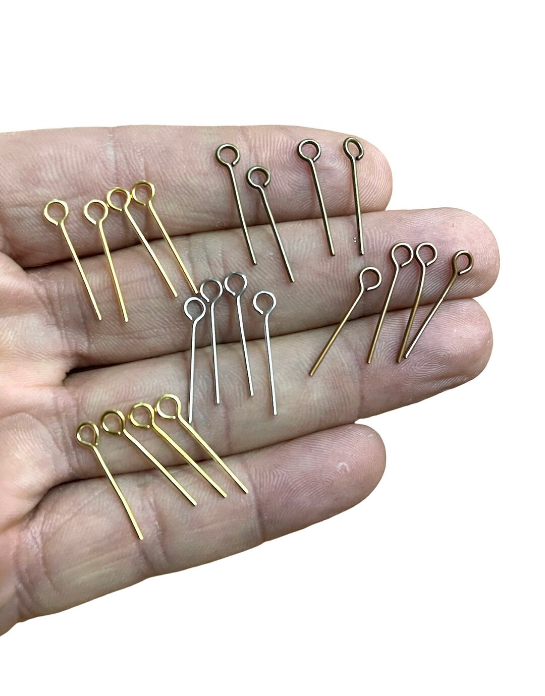 20mm Hoop Eye Pin, Ring Pin, Wholesale Jewelry, Findings, Rosary Making ...