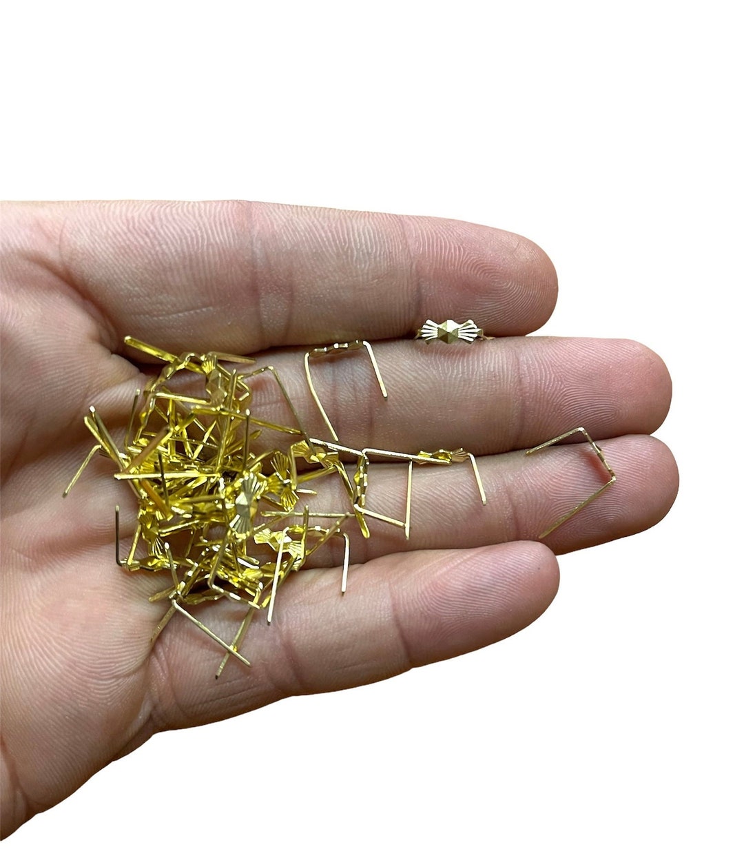 Brass Plated Chandelier Clips, Chandelier Crystal Holder, Chandelier ...