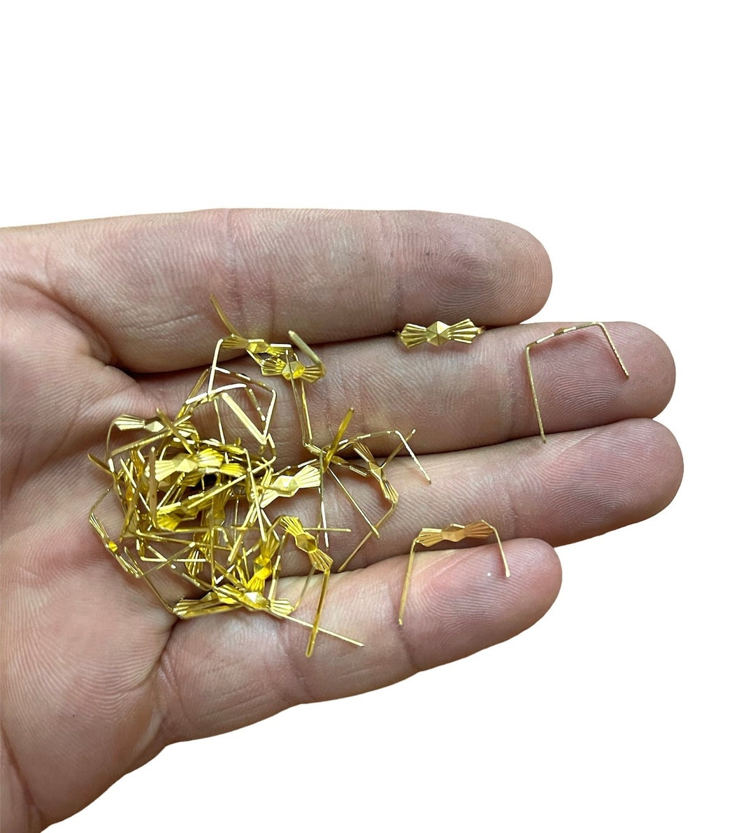 Brass Plated Chandelier Clips, Chandelier Crystal Holder, Chandelier ...