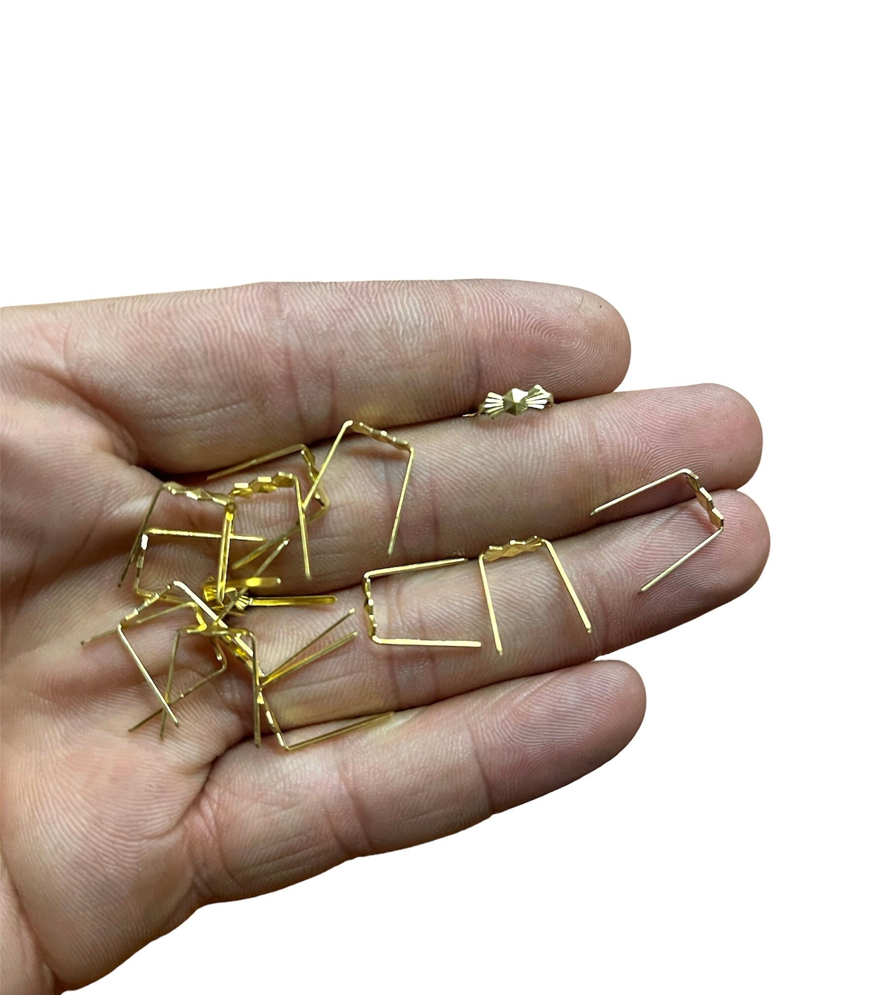 Brass Plated Chandelier Clips, Chandelier Crystal Holder, Chandelier ...