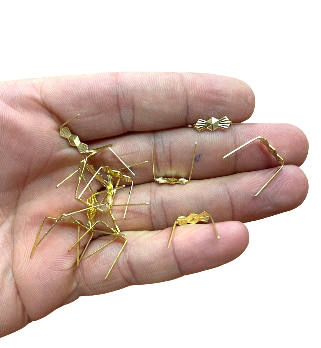 Brass Plated Chandelier Clips Chandelier Crystal Holder - Etsy