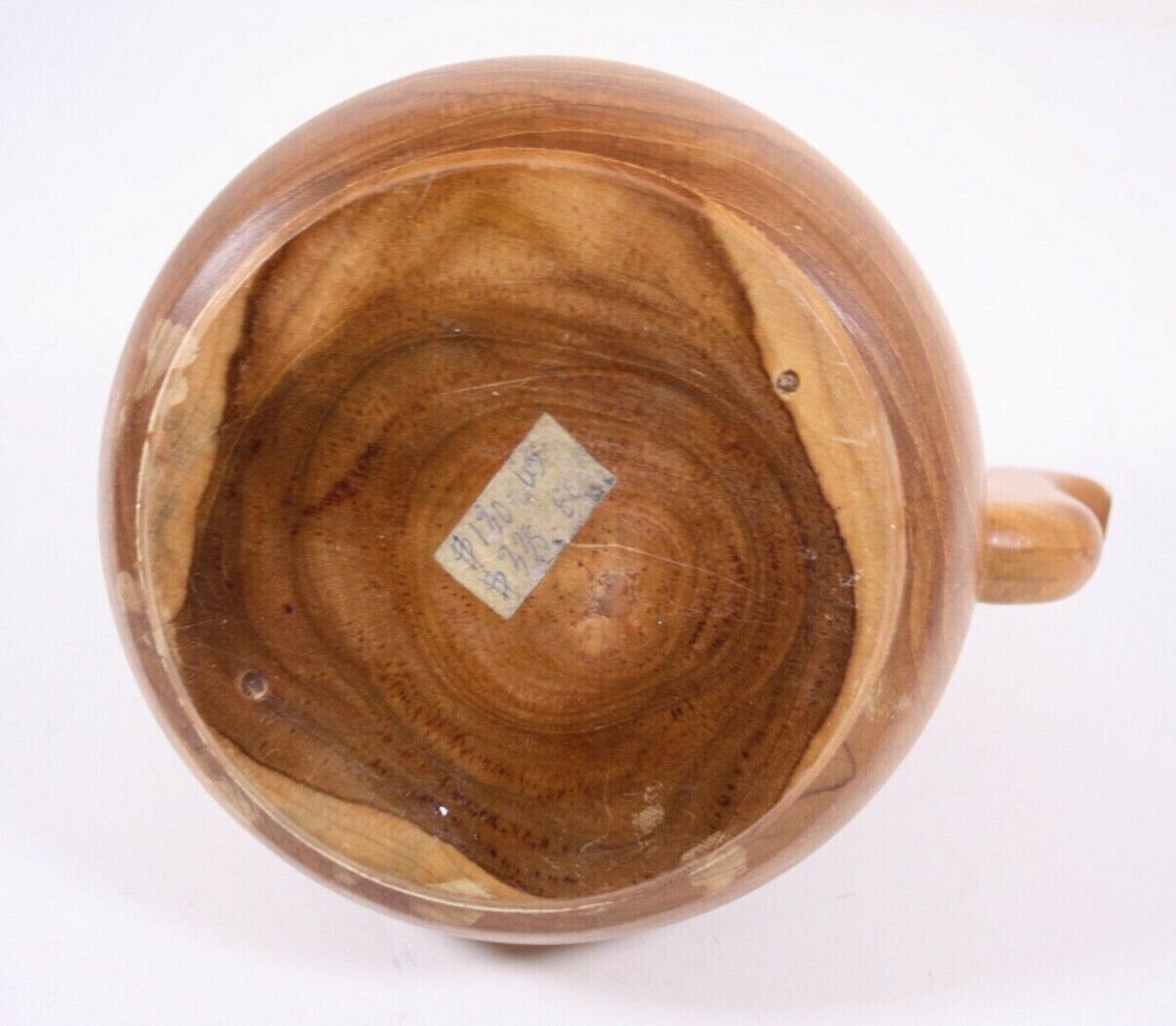 Hand Turned Wood Artist Teapot 9 X 8 Vtg Mod Antique Rustic Ranch ...