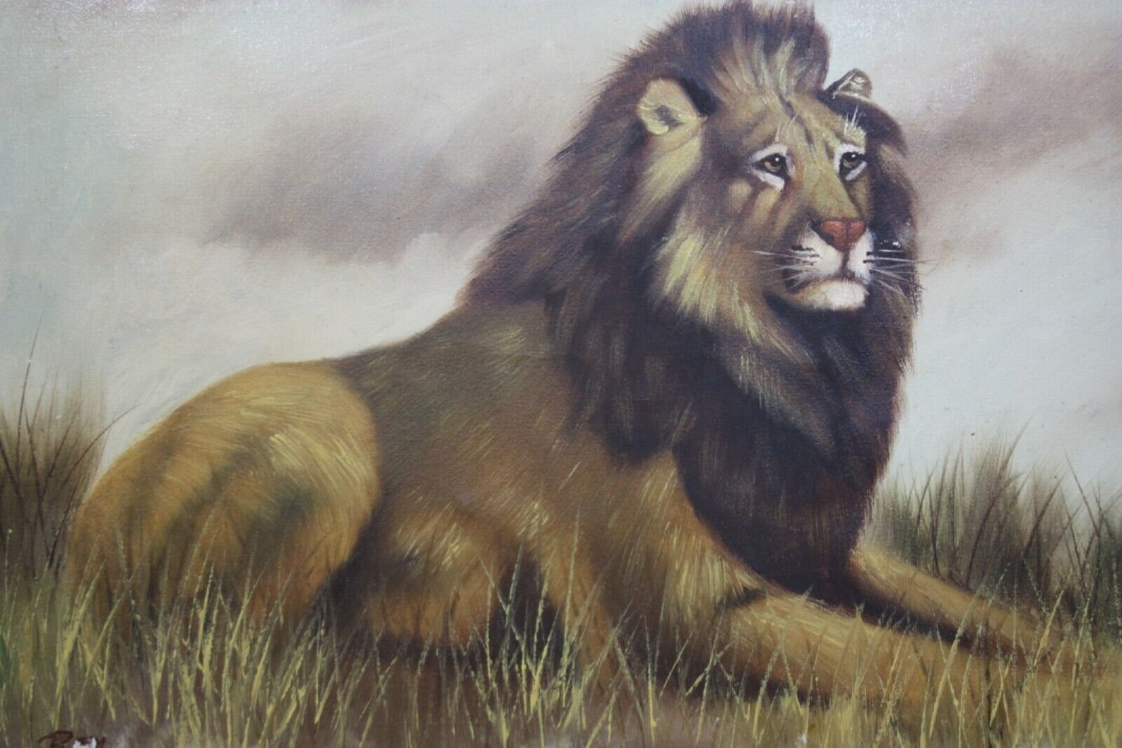 Signed Rex Oil on Canvas Unframed 12 X 16 Painting on Canvas - Etsy