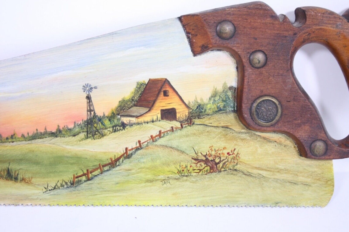 Oil Painting Hand Painted Signed Jan Antique 21” Old Steel Wood 1887 ...