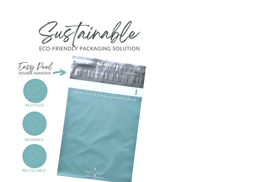 Eco-friendly Recycled Poly Mailers I Zero Waste Packaging I - Etsy