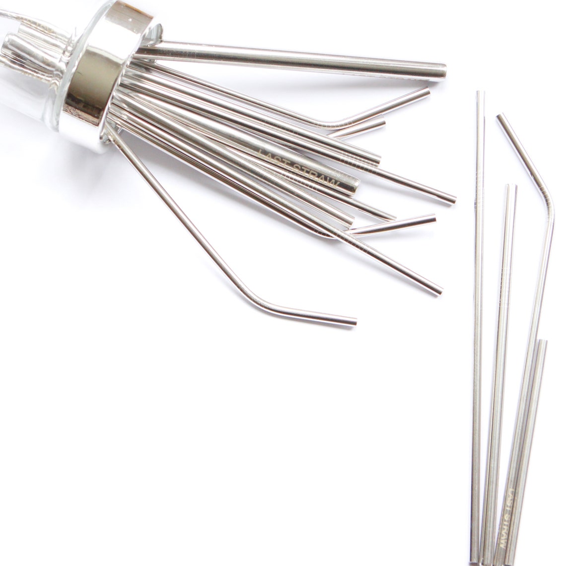 Reusable Straws Silver Straws Eco Friendly Straws | Etsy