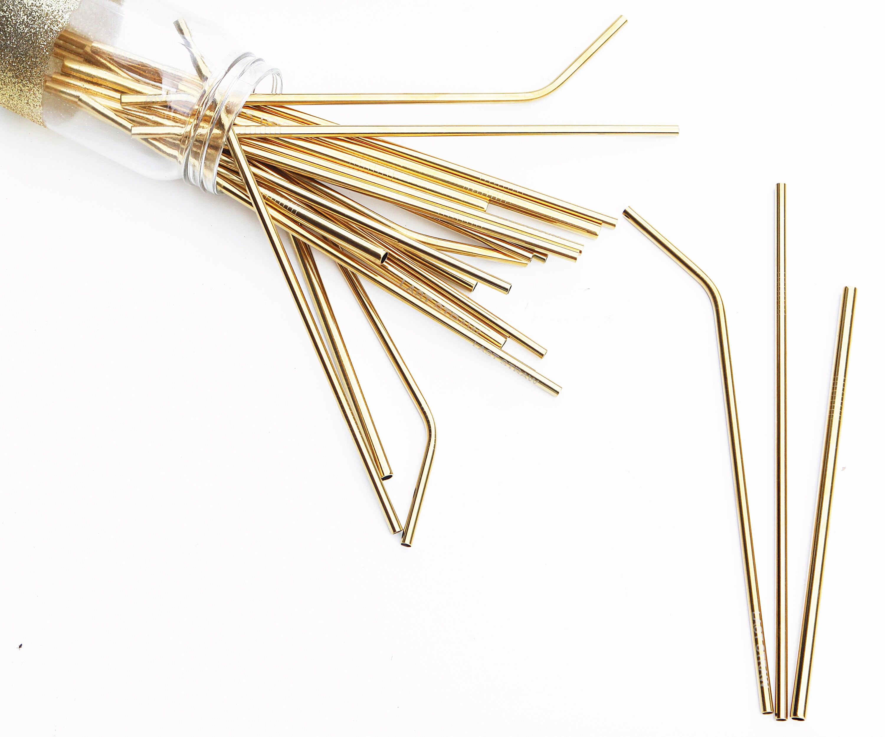 Reusable Straws Reusable Gold Straws Eco Friendly Straws - Etsy Reusable Straws Reusable Gold Straws Eco Friendly Straws - Etsy